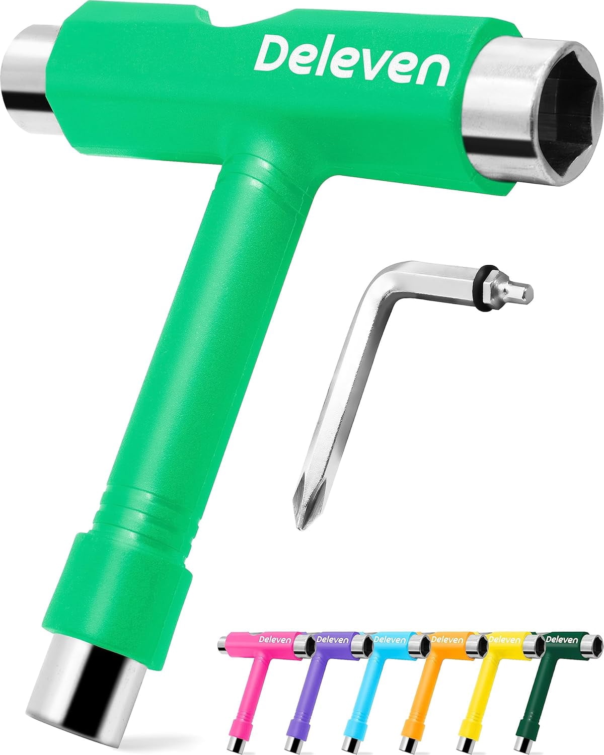 Deleven Skate Tool All-in-One Lightweight Portable Skateboard Tool - T ...