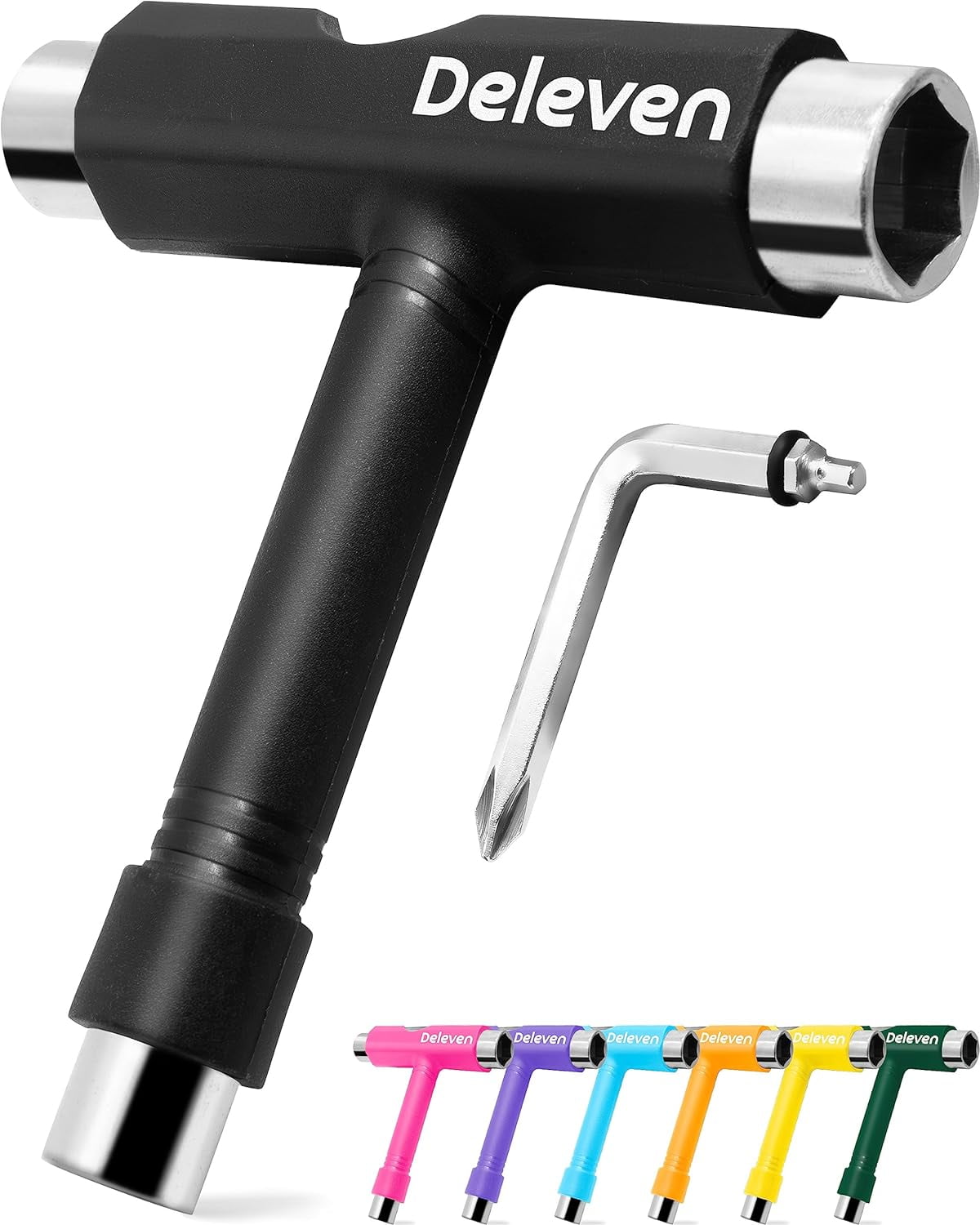 Deleven Skate Tool All-in-One Lightweight Portable Skateboard Tool - T ...