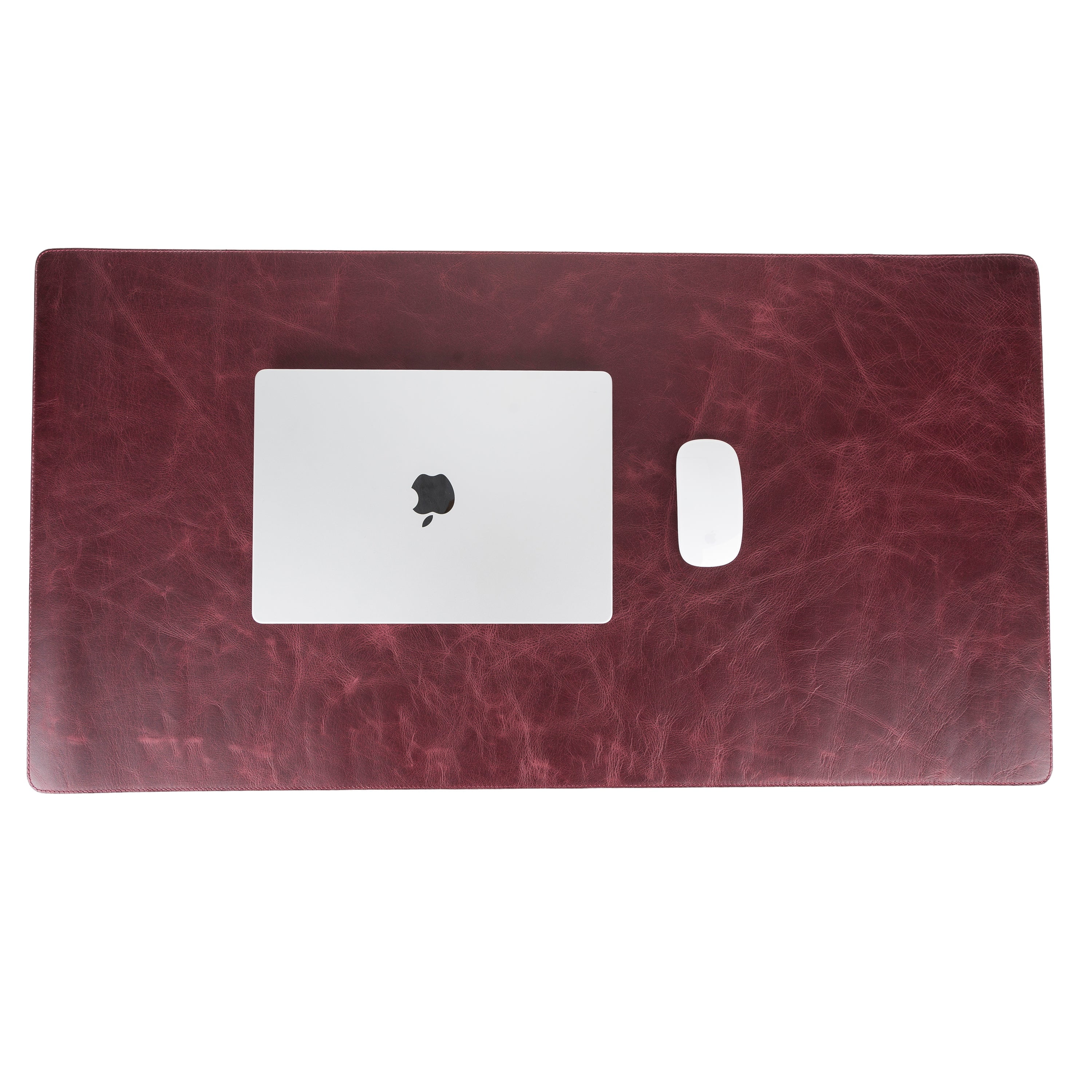 DelfiCase Genuine Cherry Leather Deskmat, Computer Pad, Office Desk Pad ...