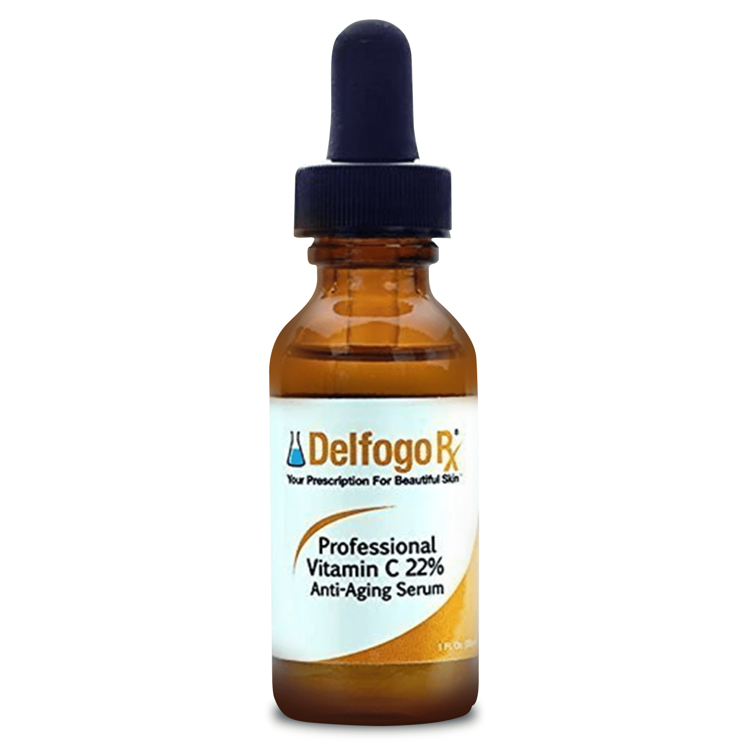 Delfogo Rx Professional 22% Vitamin C Serum - 2% Vitamin E and 0.8% ...