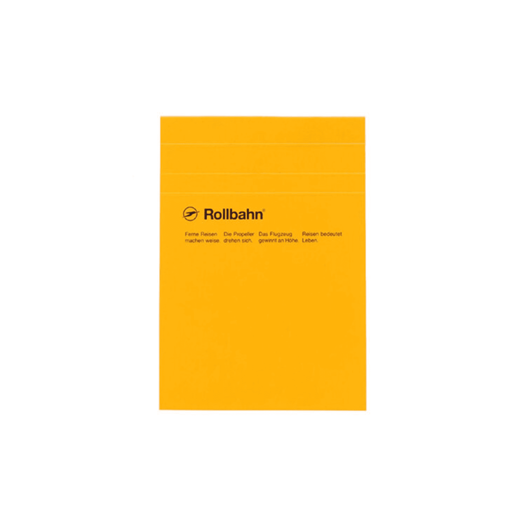 Delfonics Rollbahn Ruled Notepad: 4 in. x 6 in. (Yellow) A6 notebook - Walmart.com