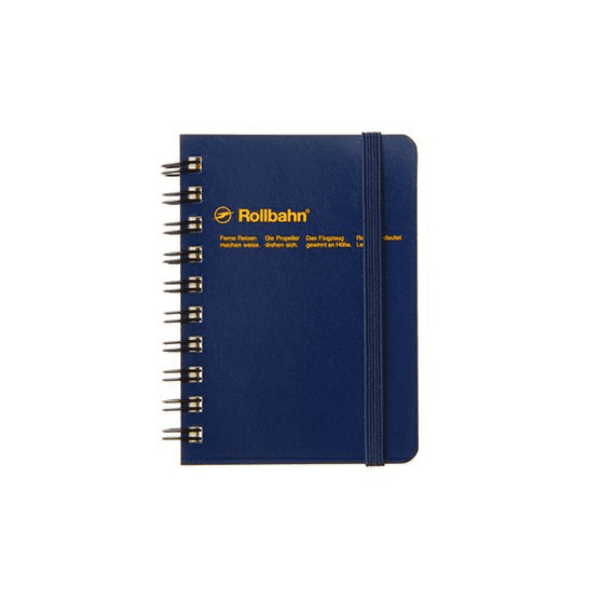 Delfonics Rollbahn Spiral Classic Notebooks: 3 in. x 4 in. (Dark Blue ...