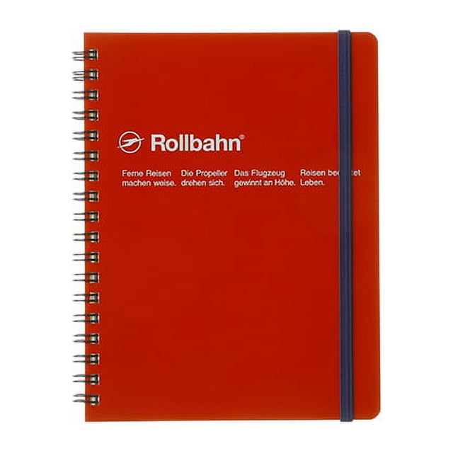 Delfonics Rollbahn Spiral Classic Notebooks: 4-1/2 in. x 5-1/2 in. (Red ...