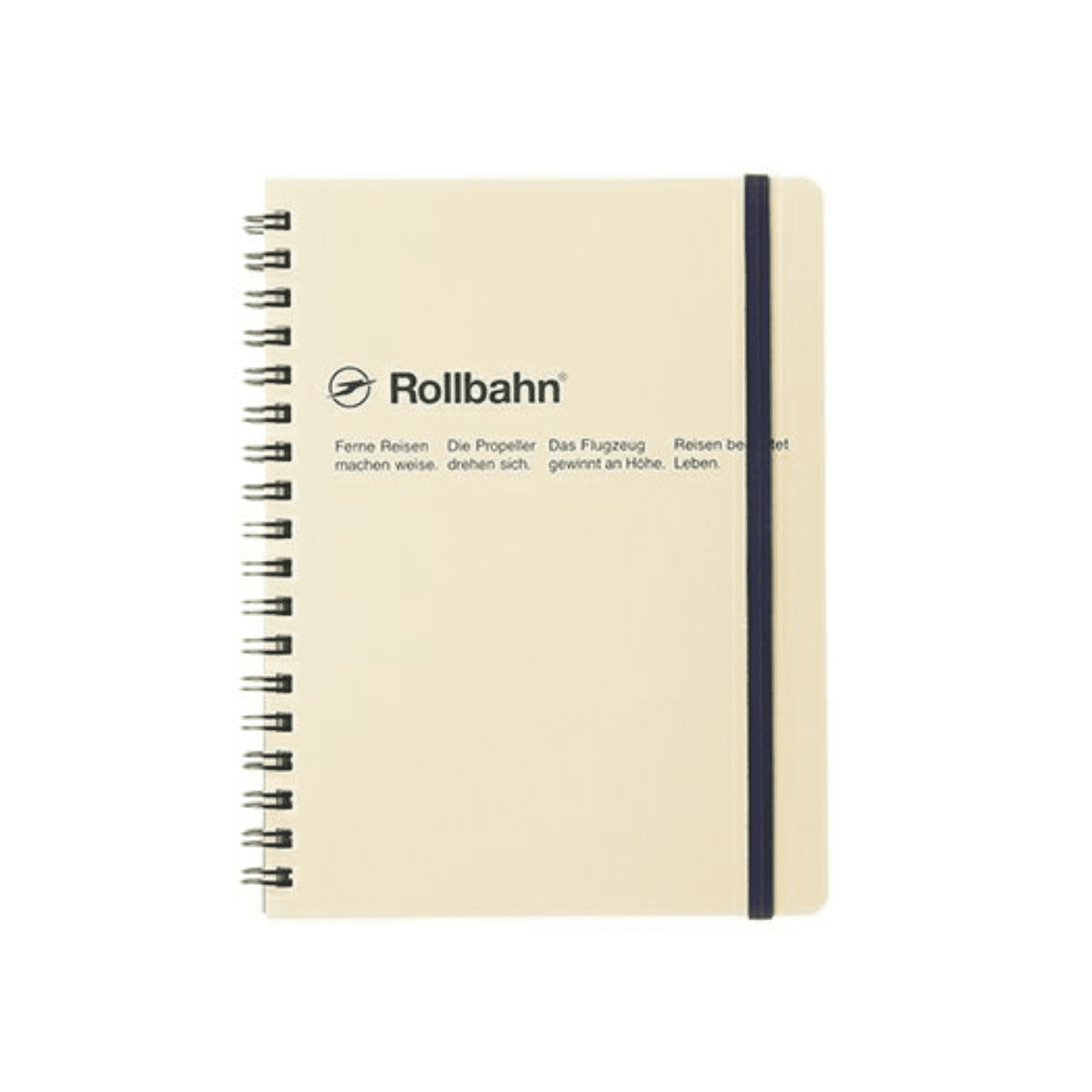 Delfonics Rollbahn Spiral Classic Notebooks: 5-1/2 in. x 7 in. (Cream ...
