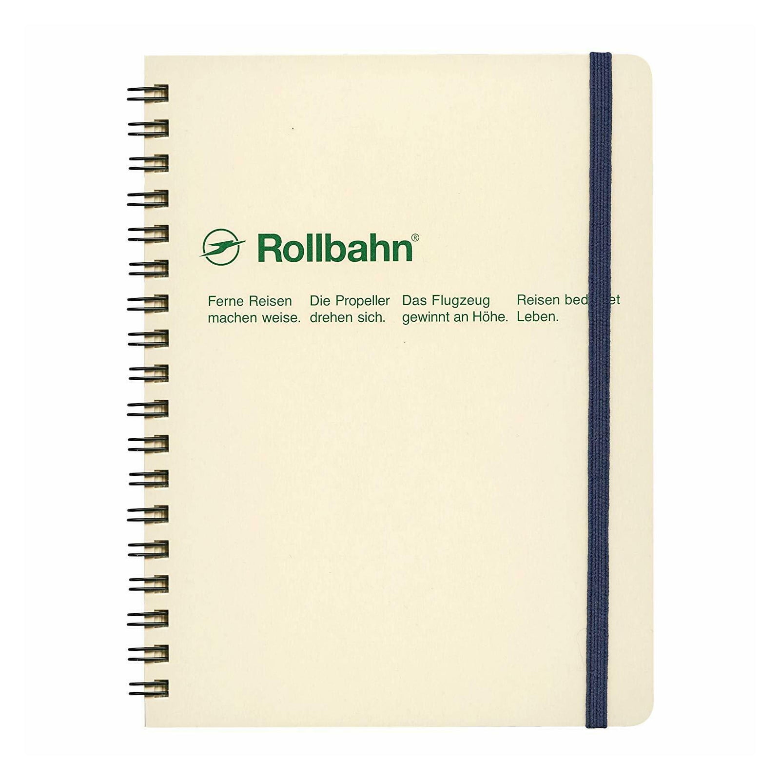 Delfonics Rollbahn Spiral Classic Notebooks: 5-1/2 in. x 7 in. (Cream ...