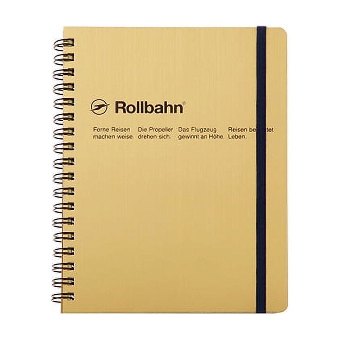 Delfonics Rollbahn Spiral Classic Notebooks: 5-1/2 in. x 7 in. (Gold ...