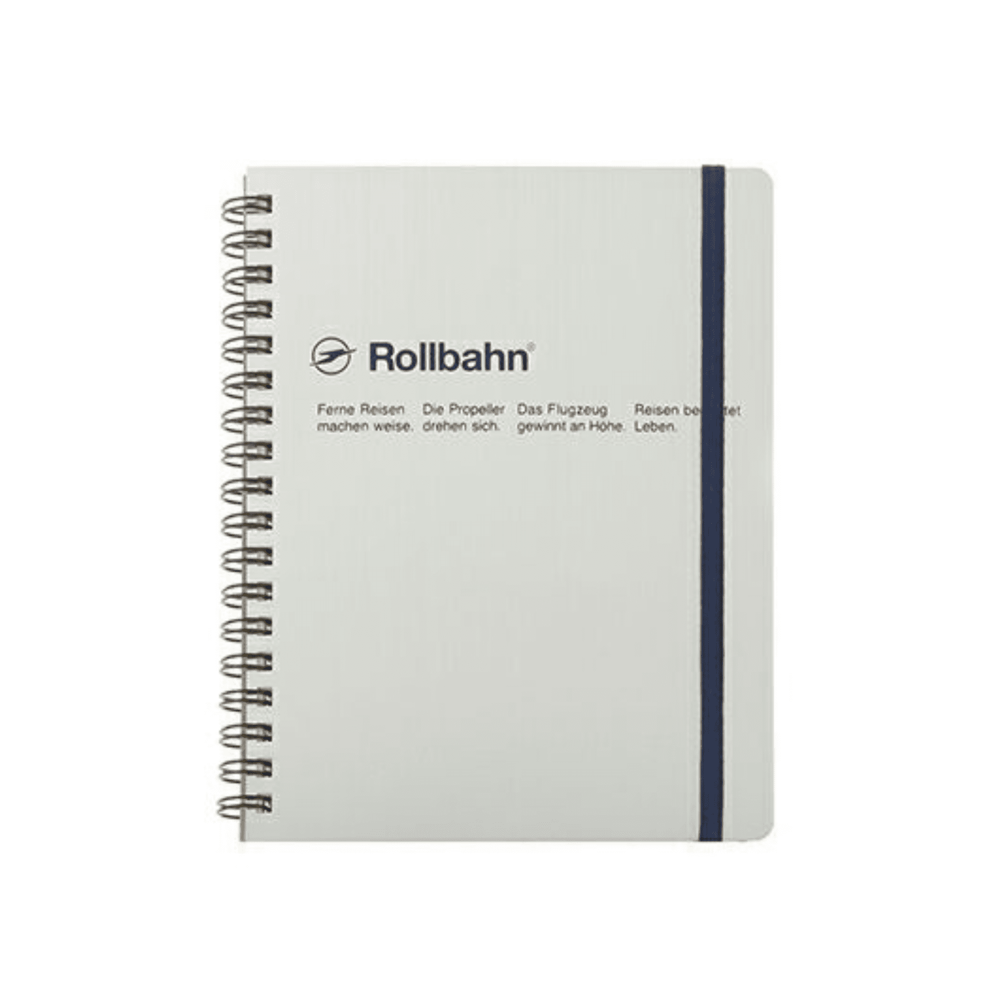 Delfonics Rollbahn Spiral Classic Notebooks: 5-1/2 in. x 7 in. (Silver ...