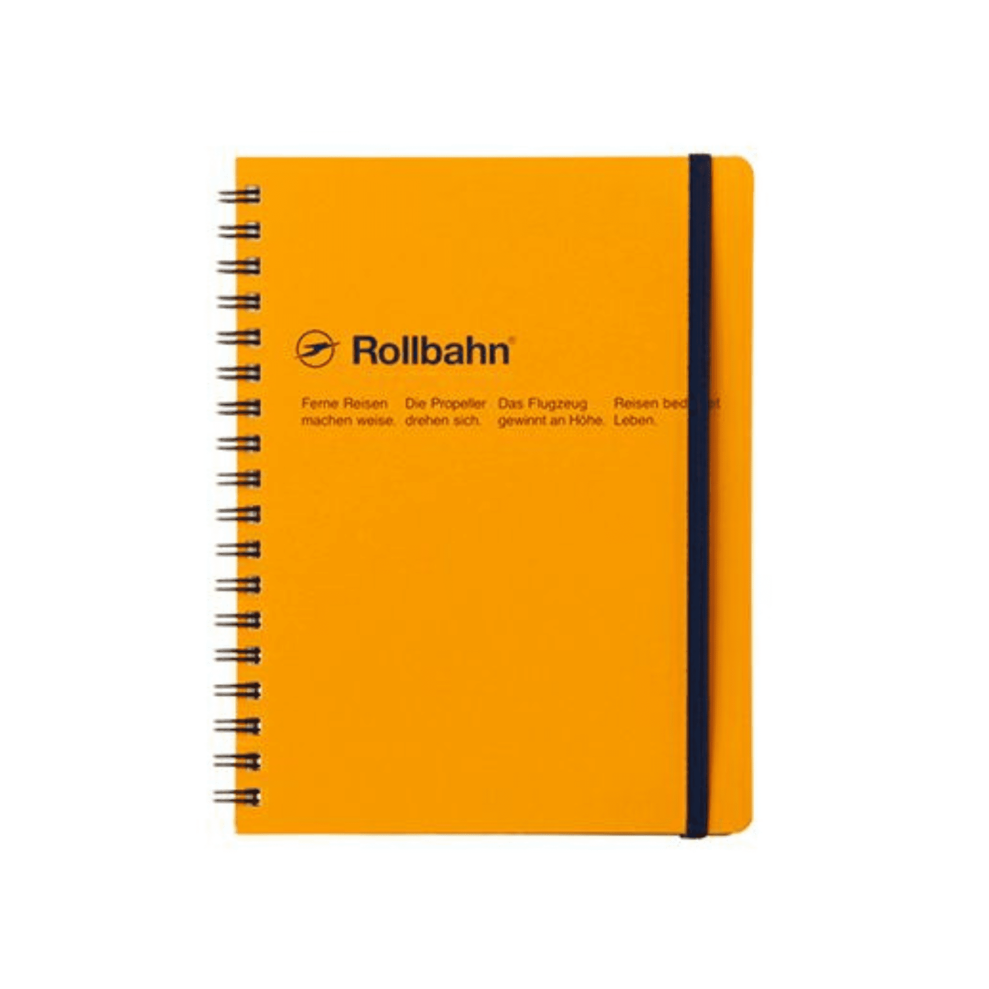 Delfonics Rollbahn Spiral Classic Notebooks: 5-1/2 in. x 7 in. (Yellow ...