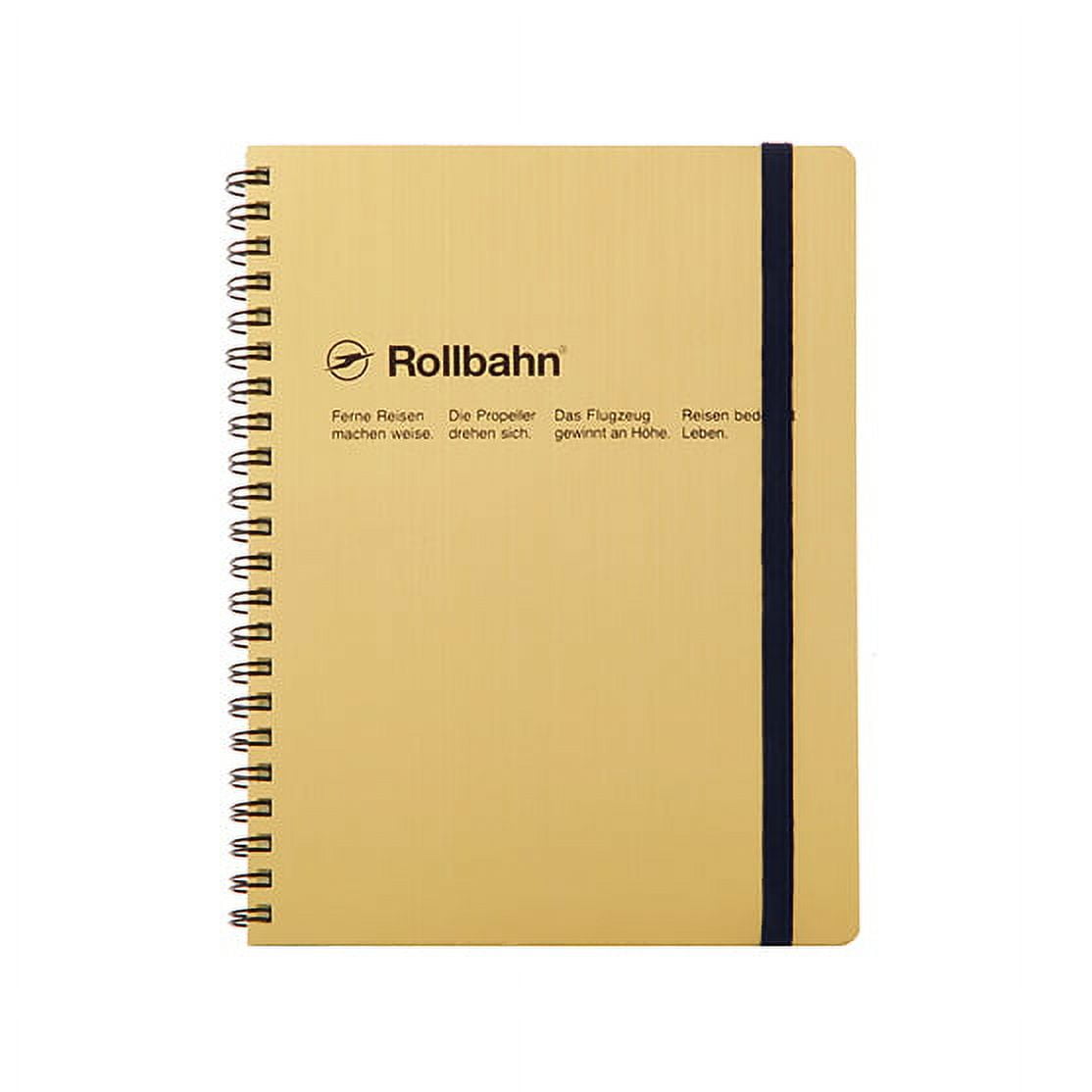Delfonics Rollbahn Spiral Classic Notebooks: 6-1/2 in. x 8-1/2 in. (Gold) A5 - Walmart.com