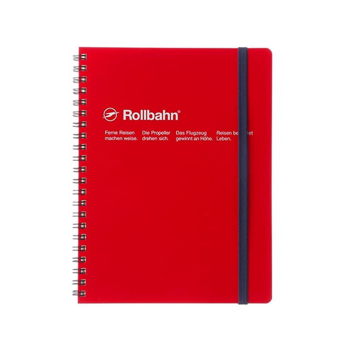 Delfonics Rollbahn Spiral Classic Notebooks: 6-1/2 in. x 8-1/2 in. (Red) A5 - Walmart.com