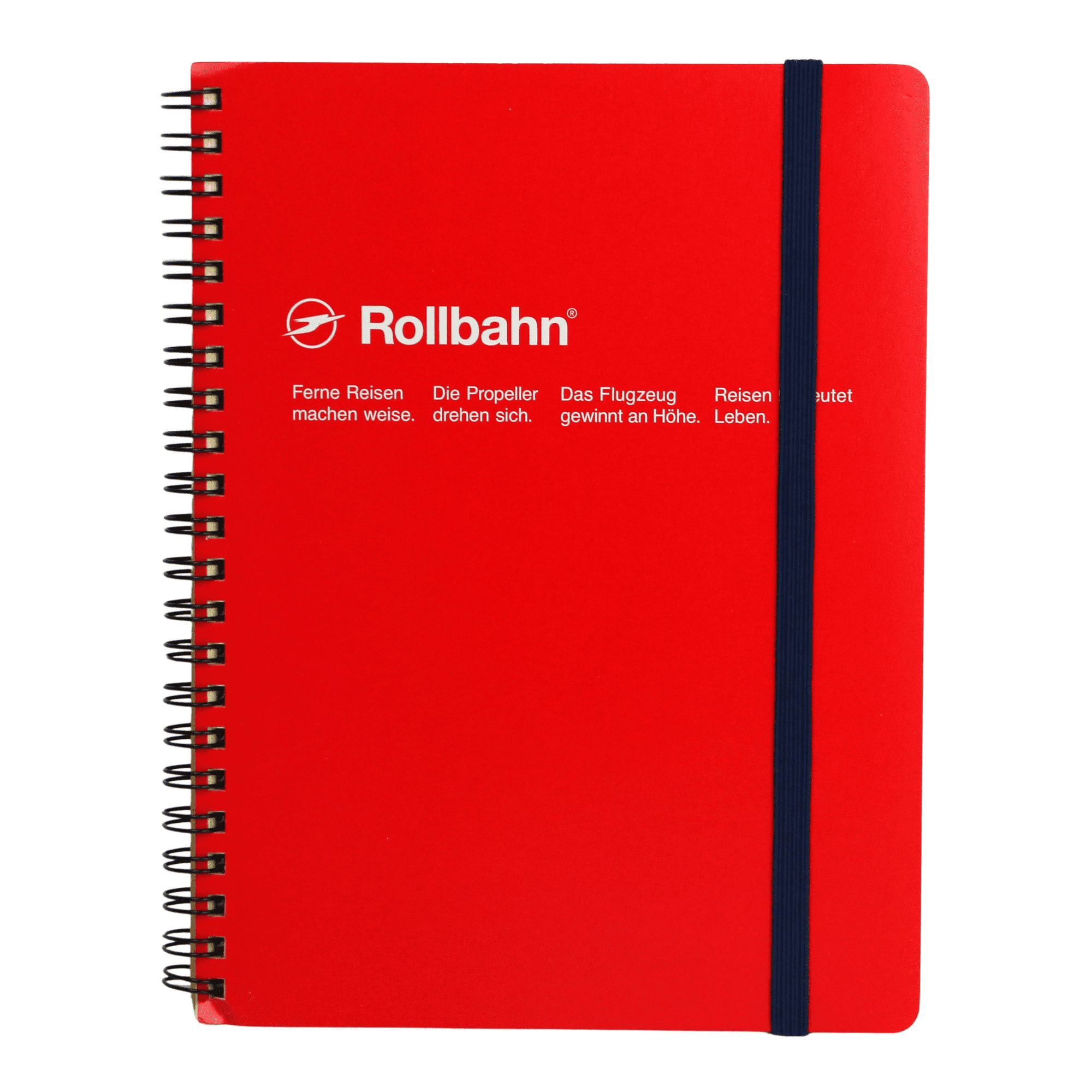 Delfonics Rollbahn Spiral Classic Notebooks: 6-1/2 in. x 8-1/2 in. (Red ...