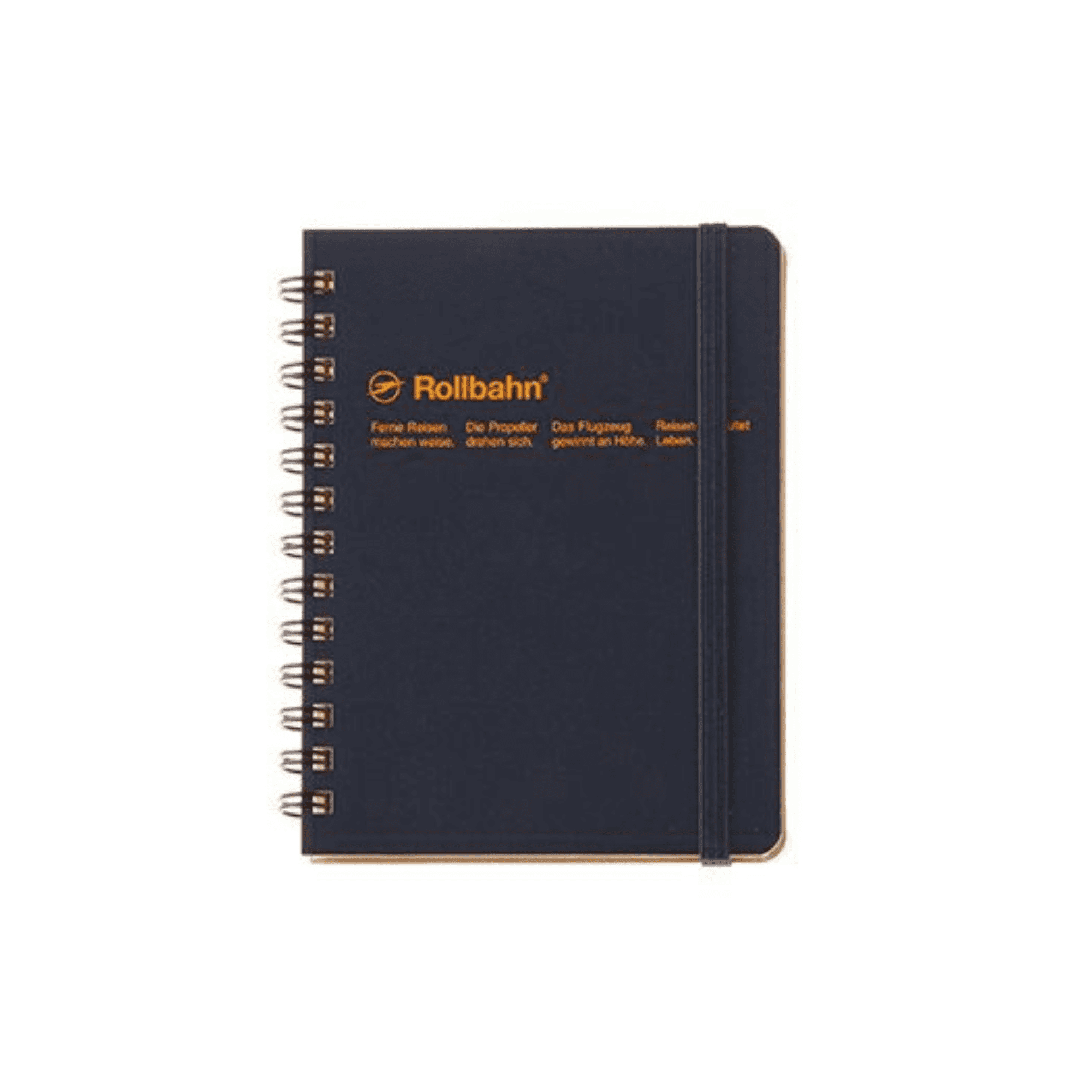Delfonics Rollbahn Spiral Classic Pocket Memo Notebook (Dark Blue ...