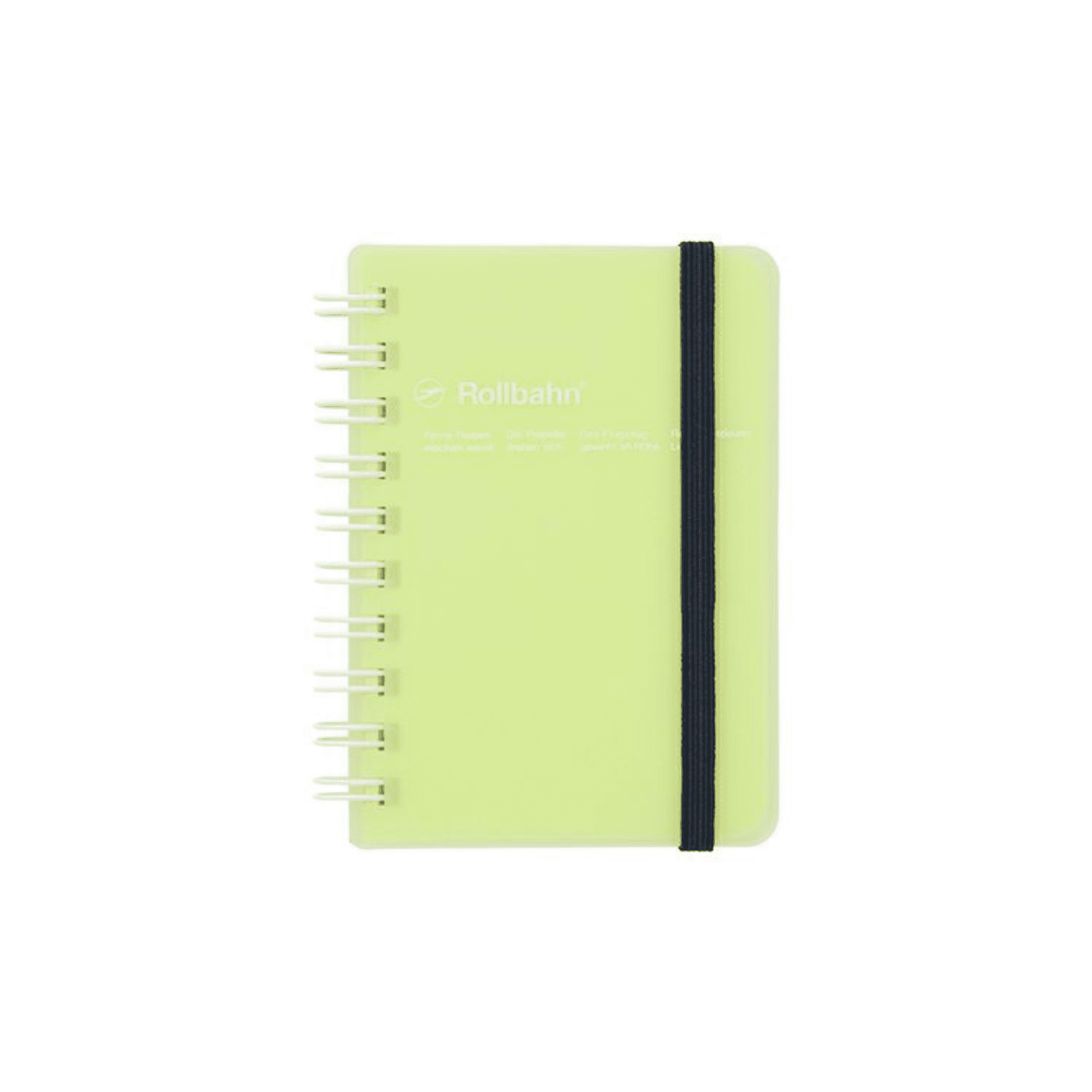 Delfonics Rollbahn Spiral Clear Notebooks: 3 in. x 4 in. (Green ...