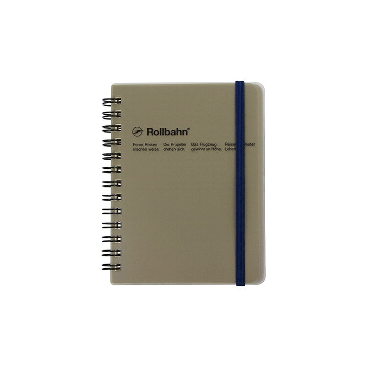 Delfonics Rollbahn Spiral Clear Notebooks: 4-1/2 in. x 5-1/2 in. (Grey ...