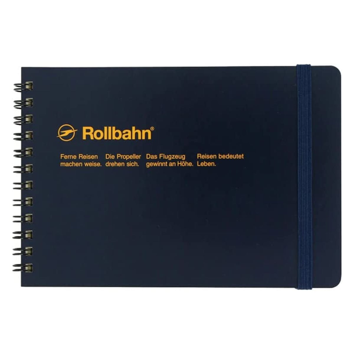 Delfonics Rollbahn Spiral Horizontal Notebooks: 7-1/2 in. x 5 in. (Dark ...