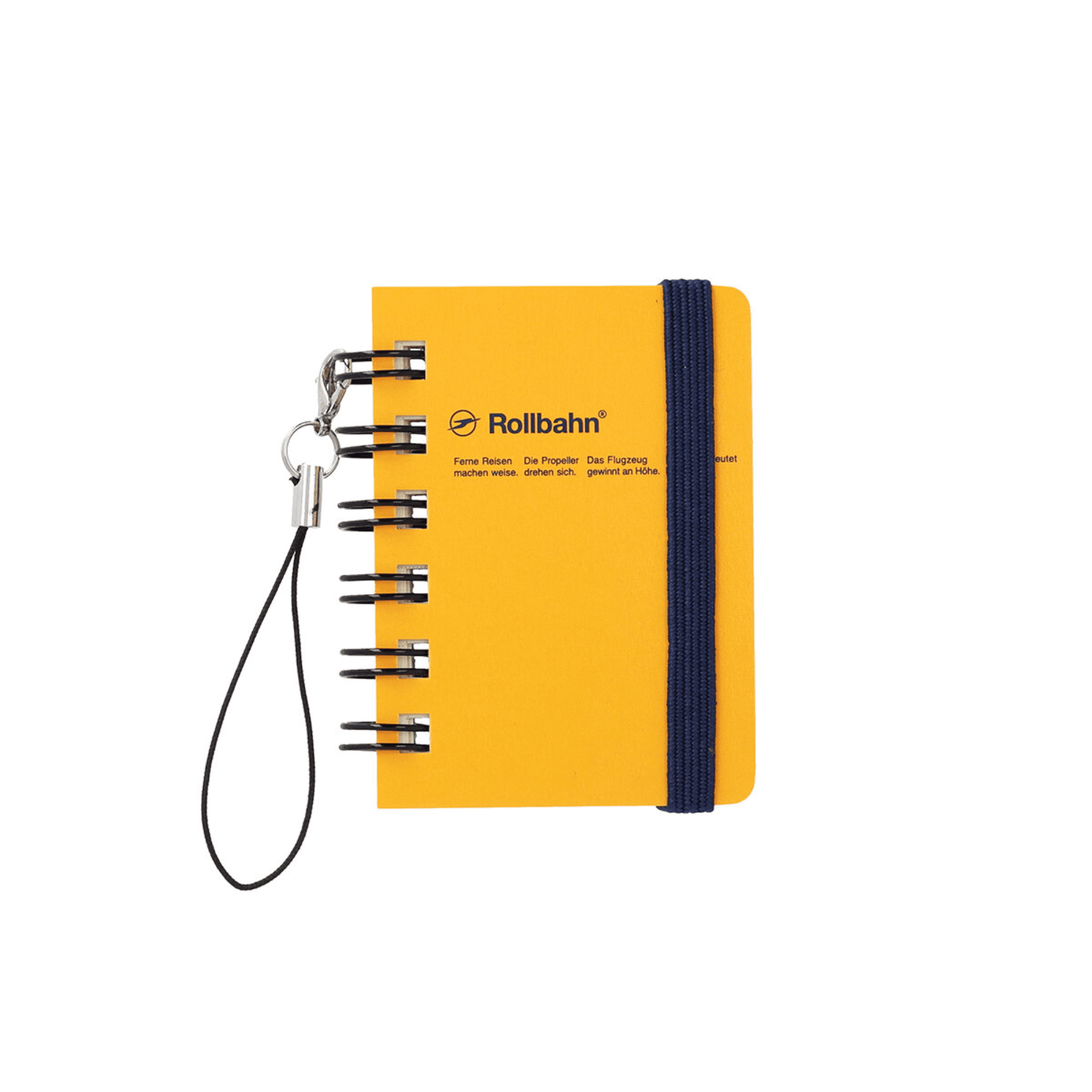 Delfonics Rollbahn Spiral Micro Notebook: 2 in. x 0.072 yds. (Yellow ...