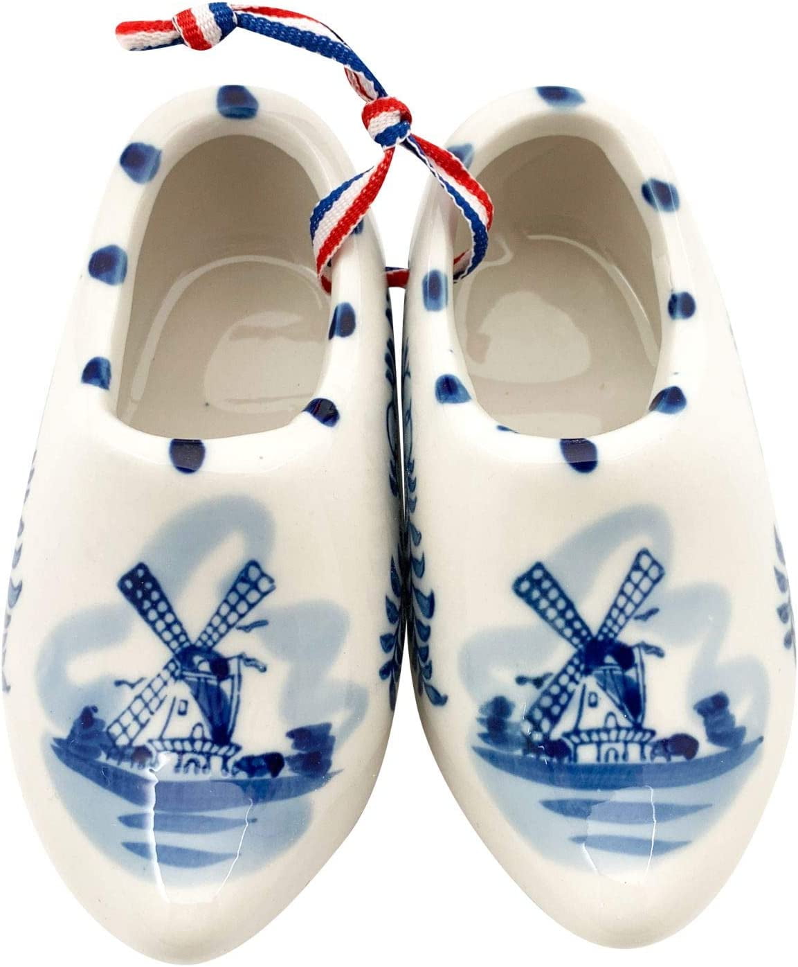 Delft Blue Ceramic Dutch Wooden Shoes Pair (2.25") | DutchGiftOutlet ...