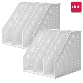 Deli Store Collapsible Magazine File Holder with 4 Vertical ...