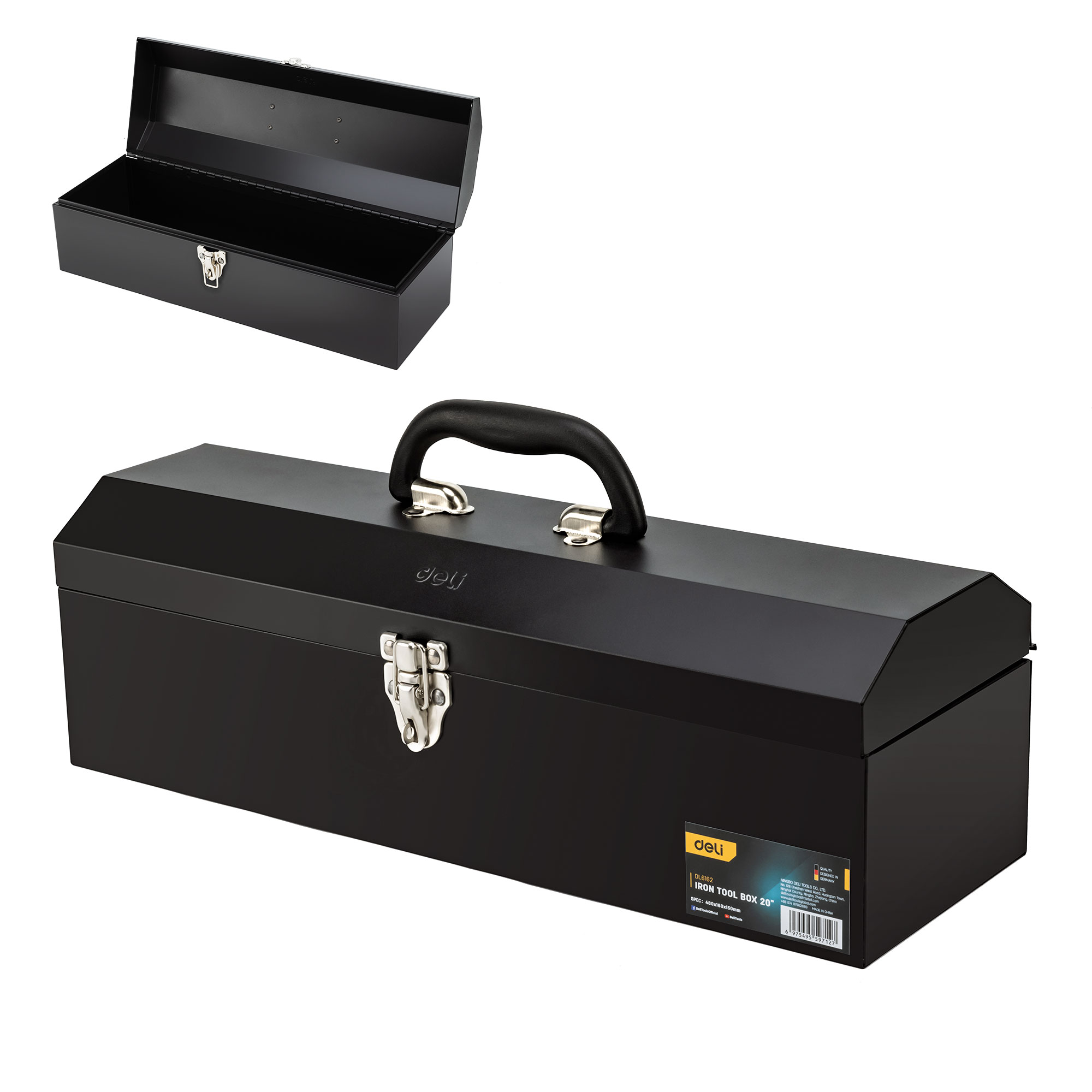 Montezuma 30" x 19" Triangle Tool Box (Steel, Black) - Walmart.com