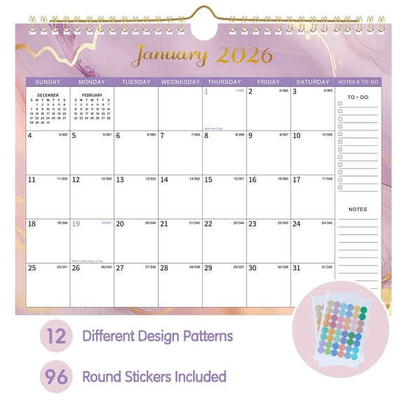 2026 Calendar - Includes January to June 2027-18 Monthly Wall 2026, 11 ...