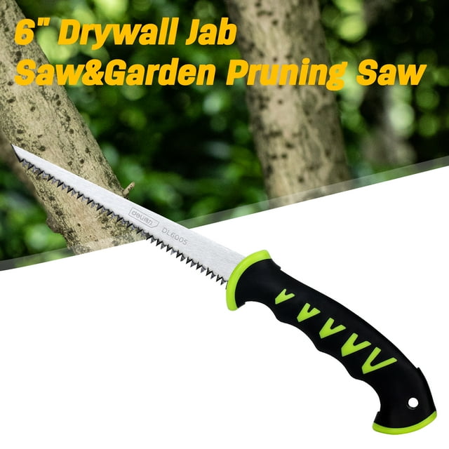 Deli 6" Carbon Steel Drywall Jab Saw, Woodworking Hand Tool for Branch ...