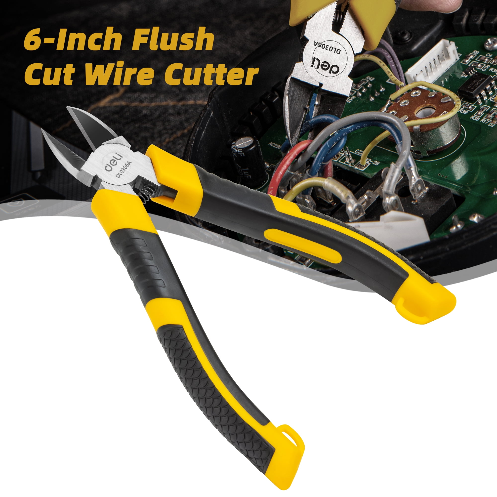 Klein Tools J2000-9NECR Heavy Duty Crimping Pliers for Side Cutting, 9 ...