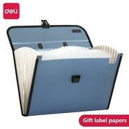 EKIND 7x4.5" Expandable Portable Folder, 13 Pocket Rope Accordion File ...