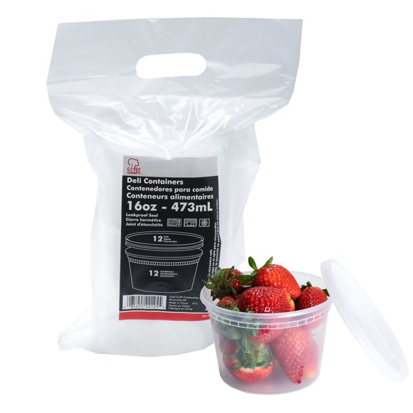 16 Oz Containers with Lids