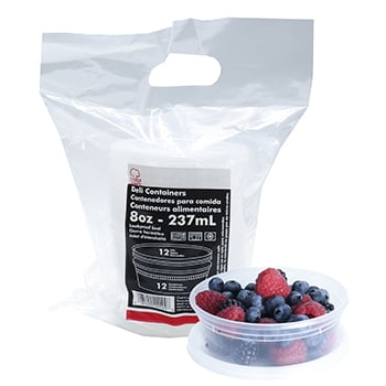 Deli Container 8 oz.- 12 ct. - Walmart.com