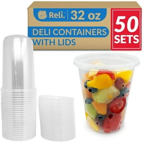 32 Oz Plastic Containers Lids