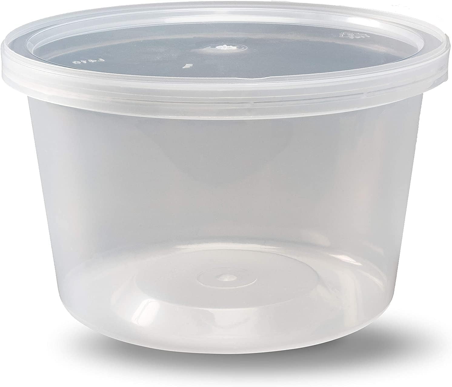 Deli Containers with Lids 16oz - Disposable Food Storage Cups - Takeout ...