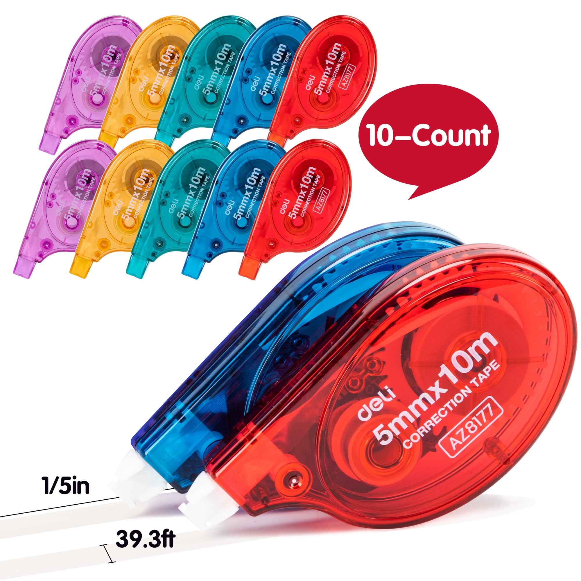 Deli Correction Tape, White Out Correction Tapes, Tape Eraser for Note ...