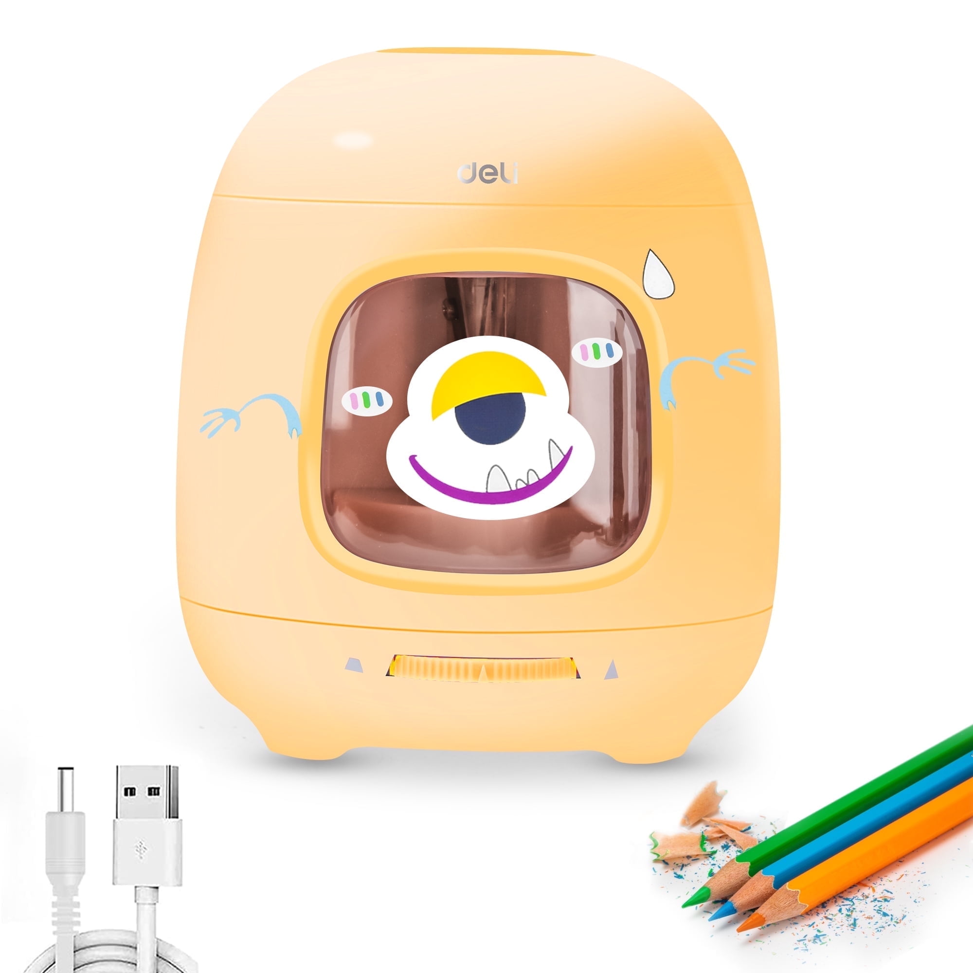 Deli Electric Pencil Sharpener, Fast Sharpening, USB and Battery ...