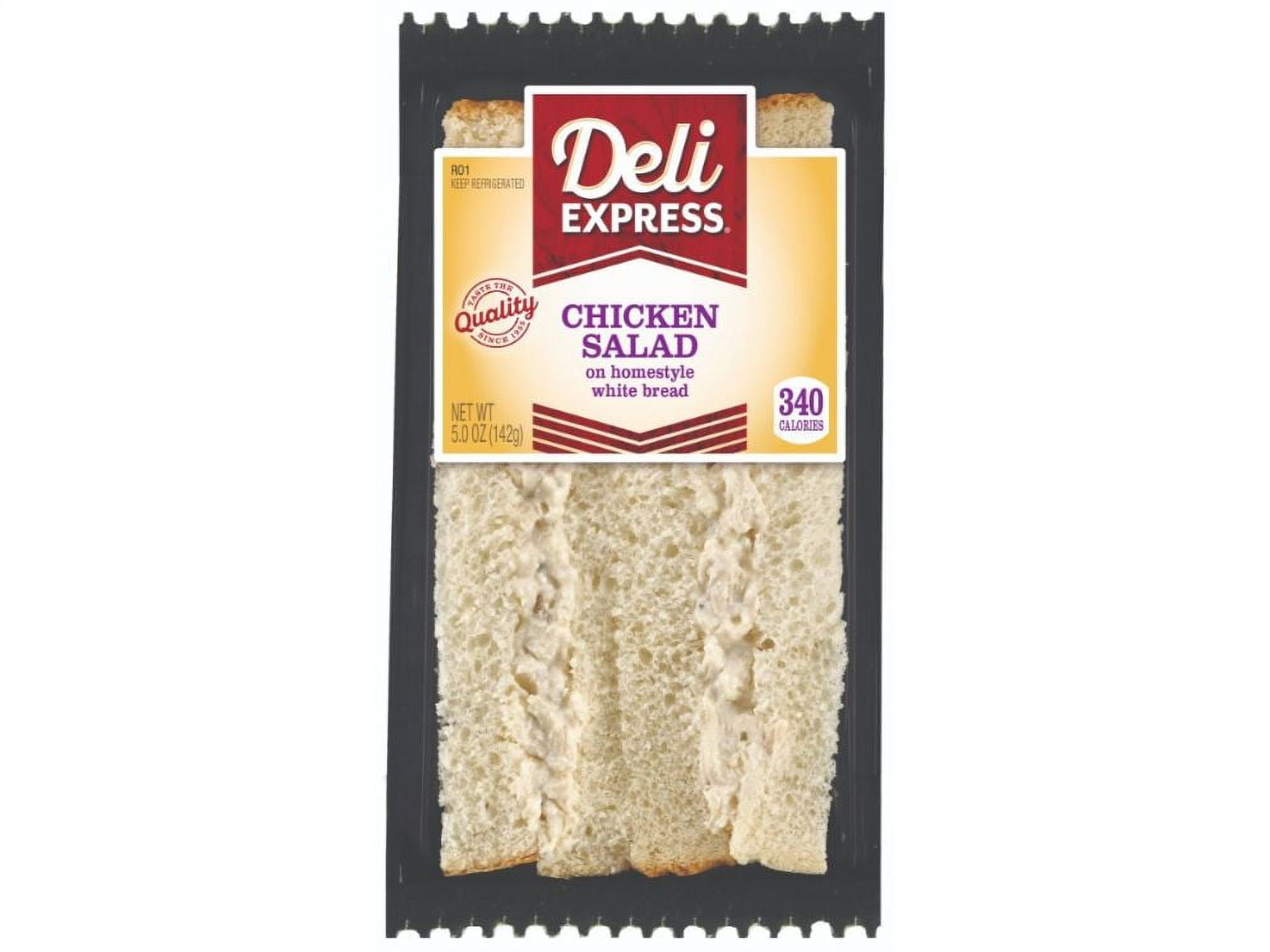 Deli Express Chicken Salad Sandwich 5oz (PACK OF 10) - Walmart.com