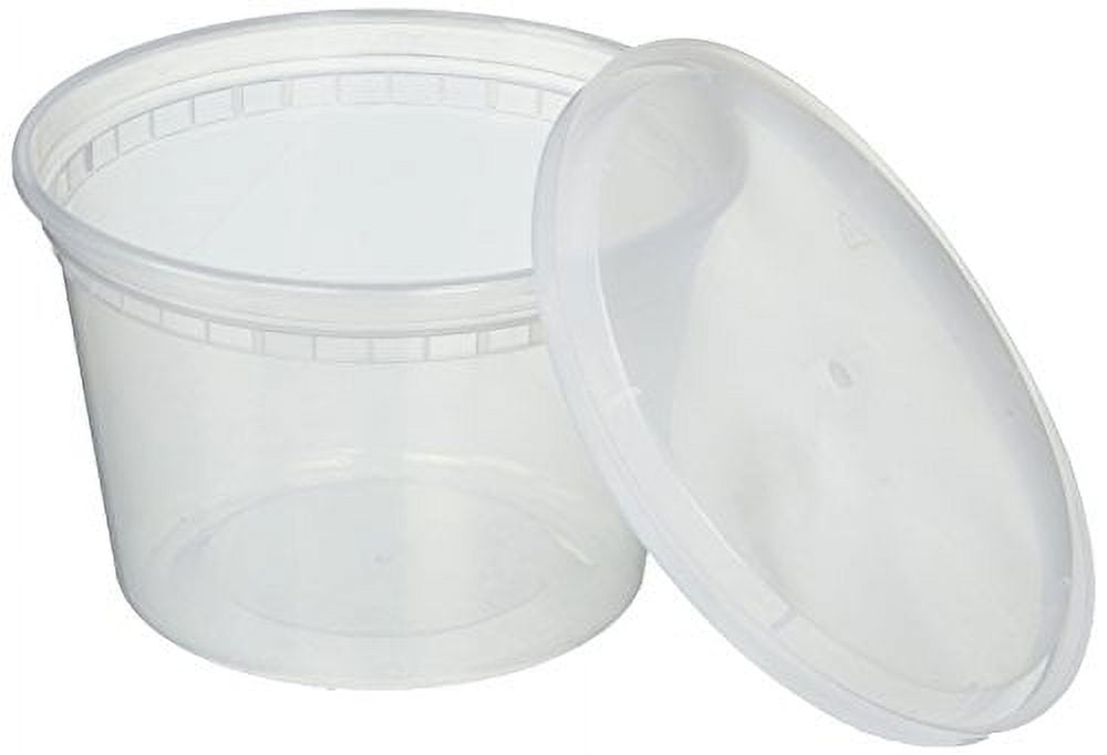 Deli Food Storage Containers with Lids, 16 Ounce (48 Count) - Walmart.com