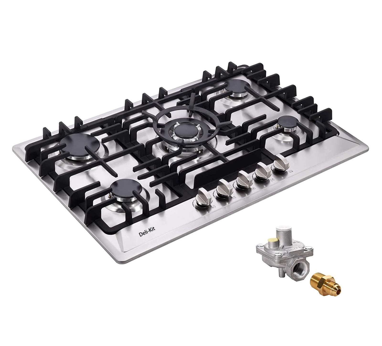 Deli-Kit 30 Inch Gas Cooktops Appliance, Cooking Stove, NG/LPG Sealed 5 ...