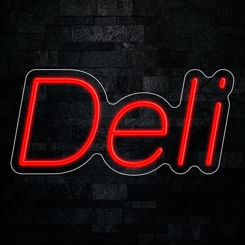 Deli LED Neon Sign 19"L x 9"H #33054 - Walmart.com