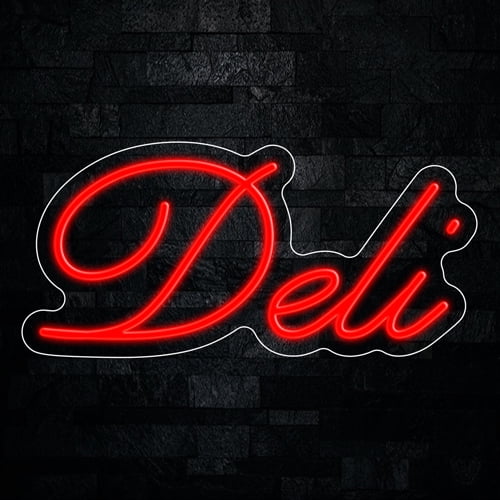 Deli LED Neon Sign 19"L x 9"H #33055 - Walmart.com