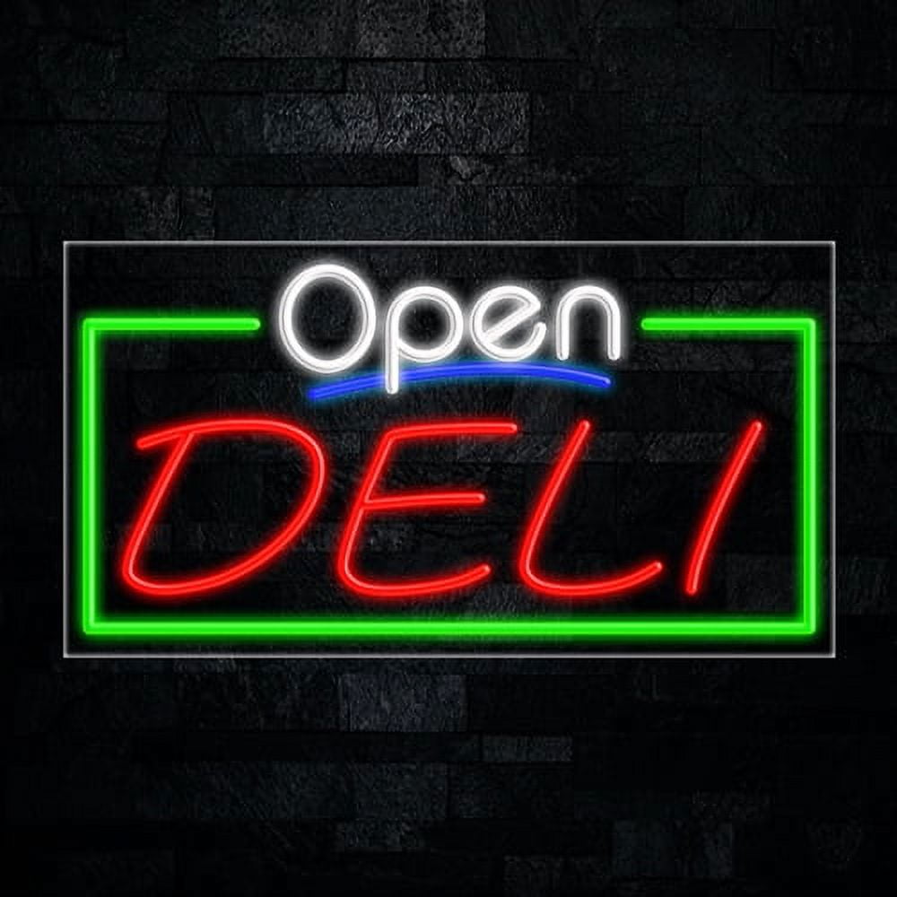 Deli LED Neon Sign 33"L x 18"H #35682 - Walmart.com