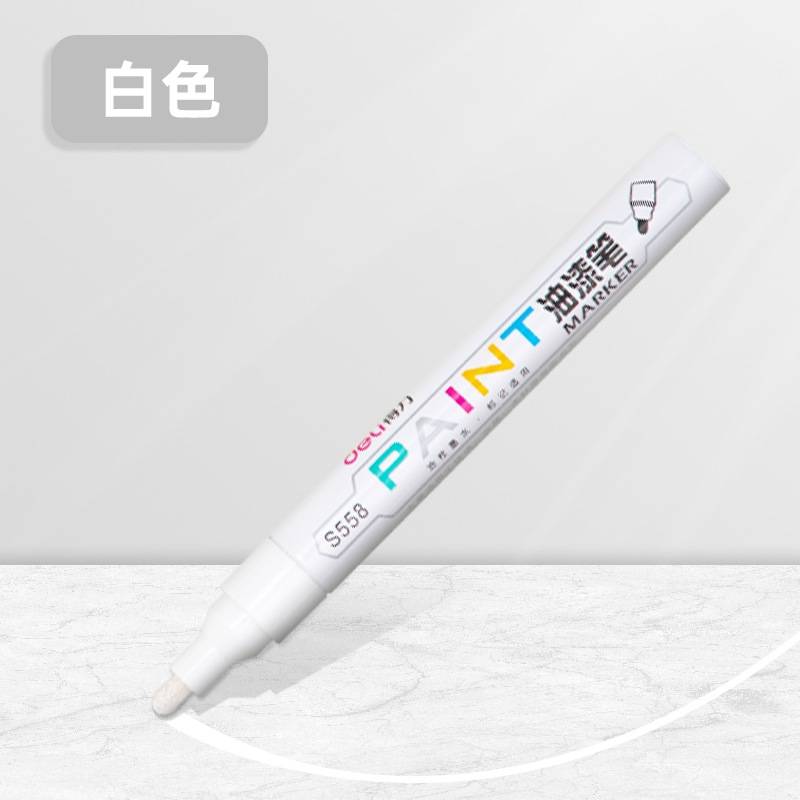 Deli Makers Oil Paint Pen 2.0MM Plumones Rotuladores 屑邪褉泻械褉褘 Graffiti ...