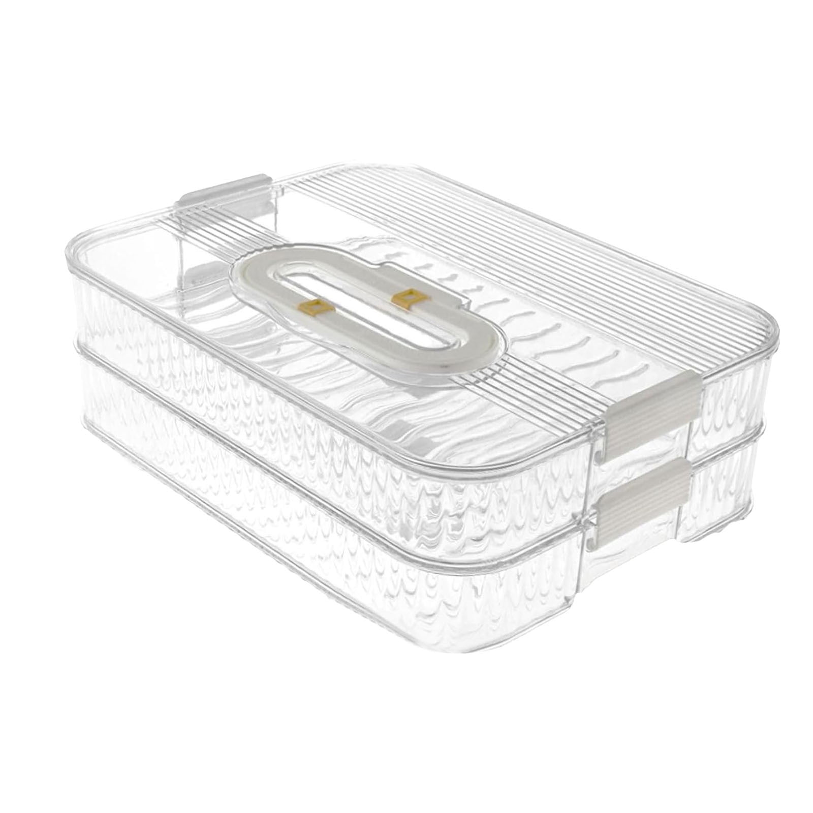 Deli Meat Container for Fridge, 2 Layer Lunch Meat Container for ...