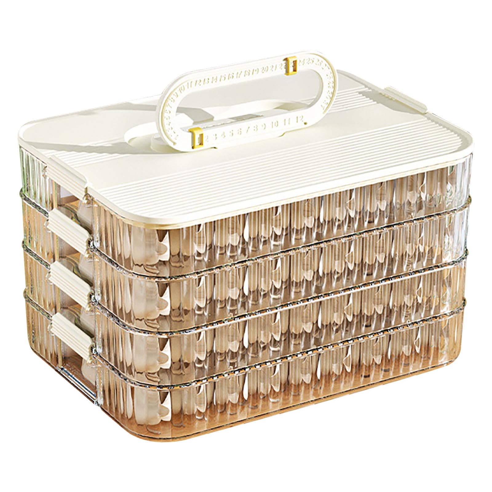 Deli Meat Container for Fridge, 4 Layer Meat Container for Refrigerator ...