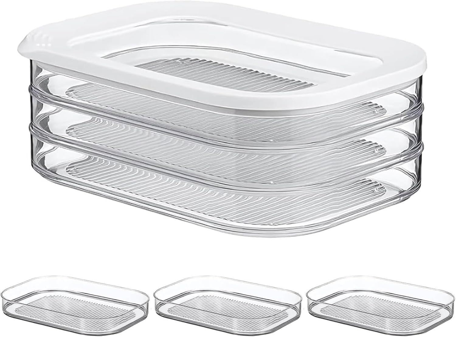 Deli Meat Container for Fridge, Bacon Lunch Meat Container for ...