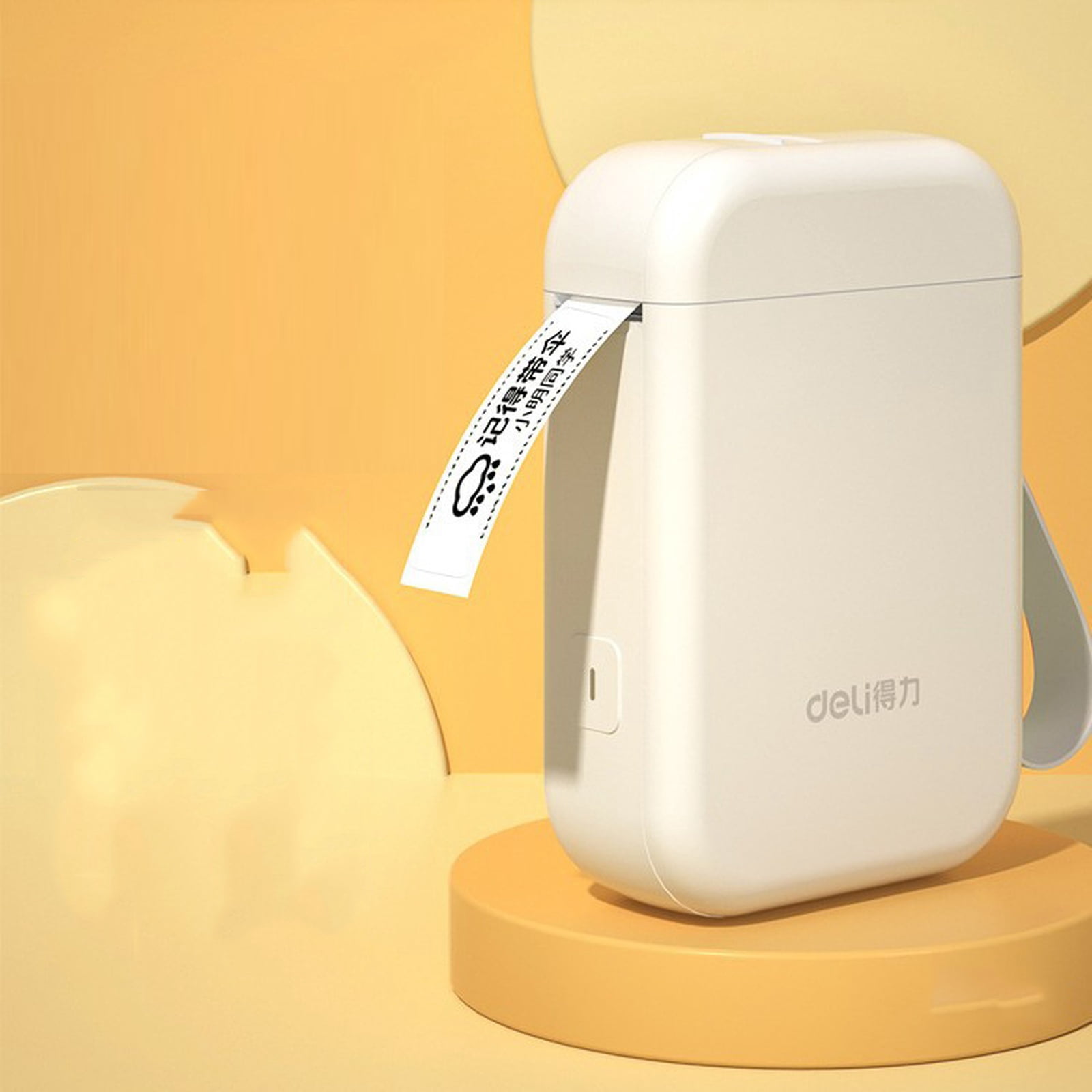 Deli Portable Bluetooth Thermal Label Printer, Wireless Label Maker ...