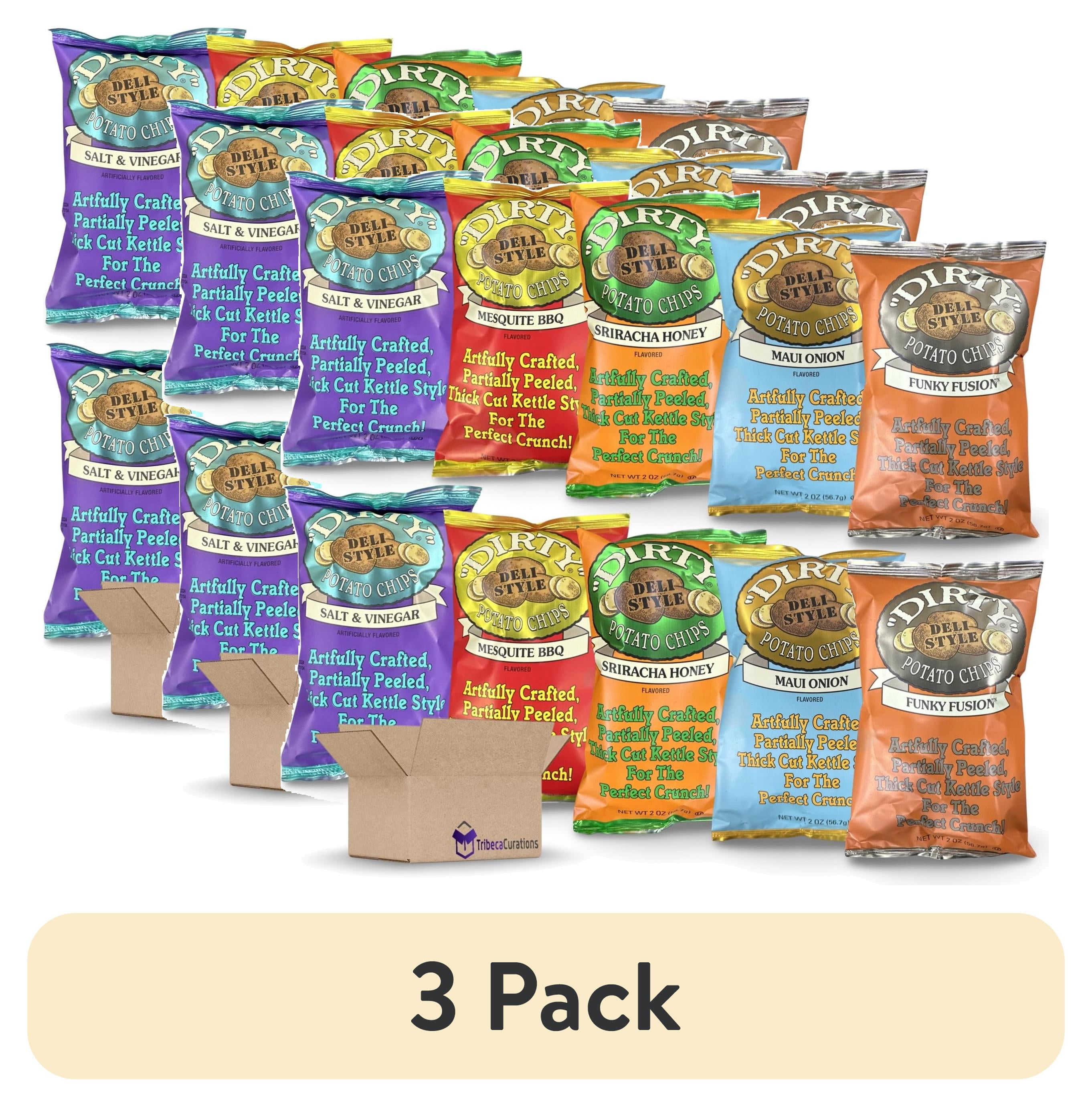 (3 pack) Deli Style Potato Chips Variety Pack | Funky Fusion, Maui ...