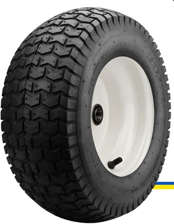 Deli Tire 16x6.50-8 Lawn Mower Tire Riding Lawn Mowers Tractors - 16x6 ...