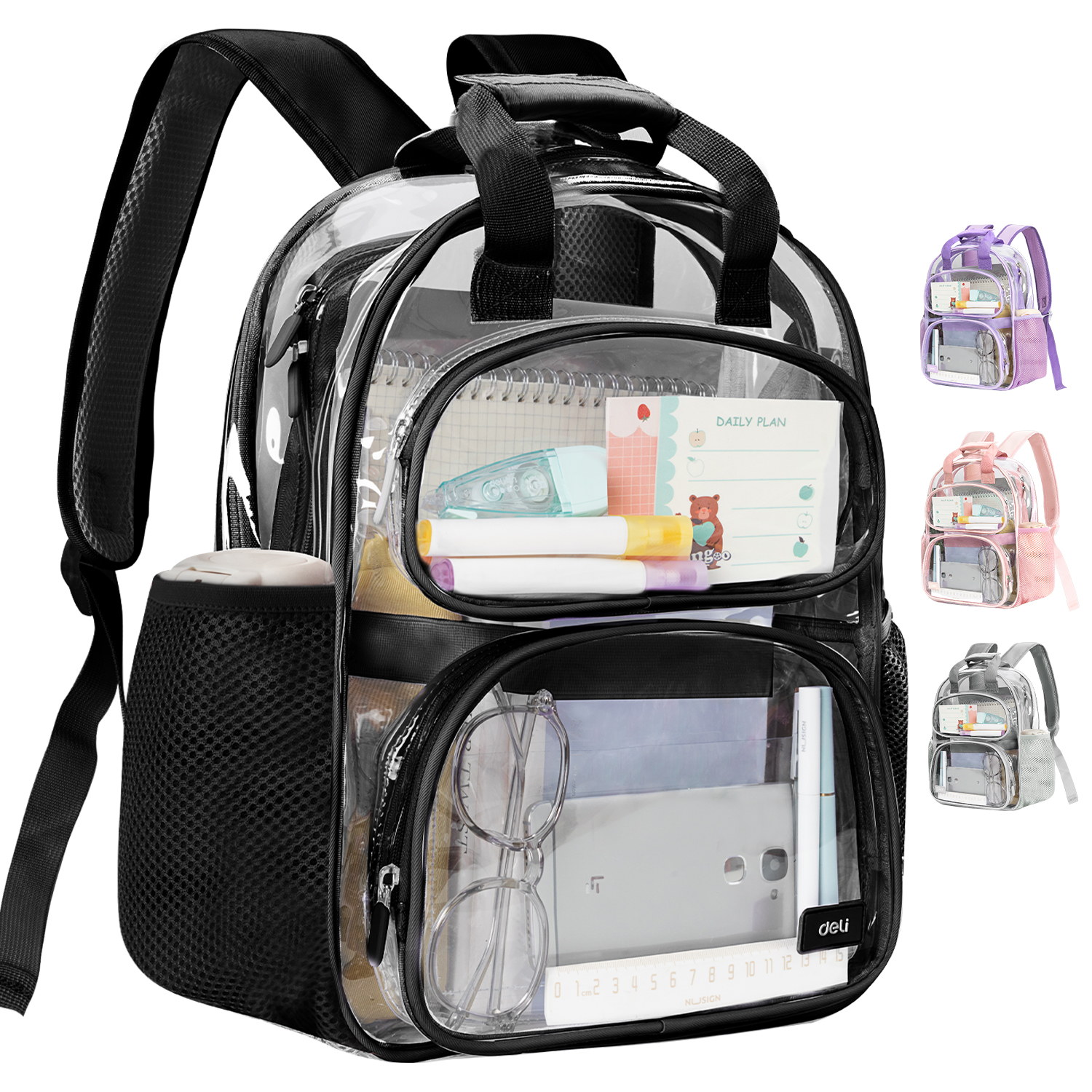 Stadium Approved Clear Mini Backpack - Heavy Duty and Waterproof ...