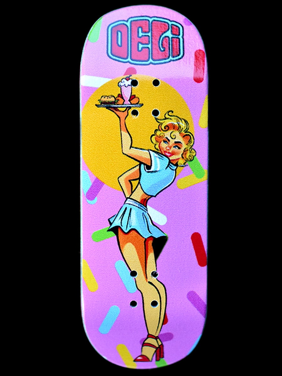 DeliDecks Fingerboard Deck - Check Pls 34mm - Walmart.com