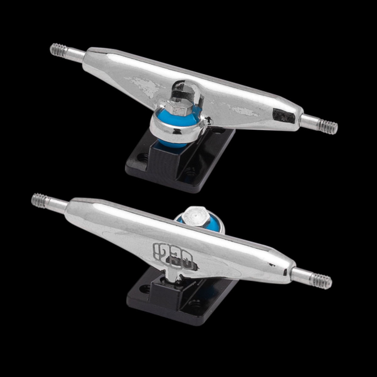 DeliDecks Fingerboard Trucks - Trux 32mm Silver and Black - Walmart.com