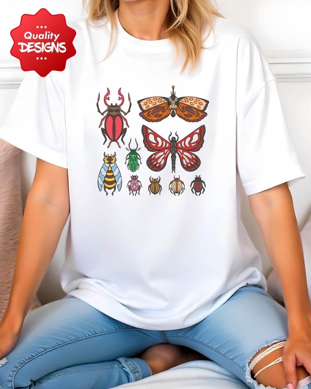 DeliFri Bug Fly T-Shirt, Insect T-Shirt, Nature Graphic for T-Shirts ...